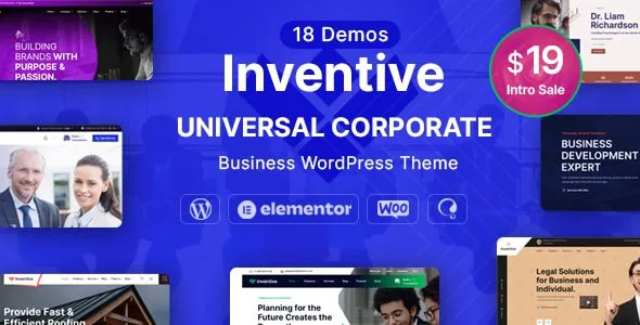 Inventive 1.2 – Multi-Purpose Business WordPress Theme - Nullib