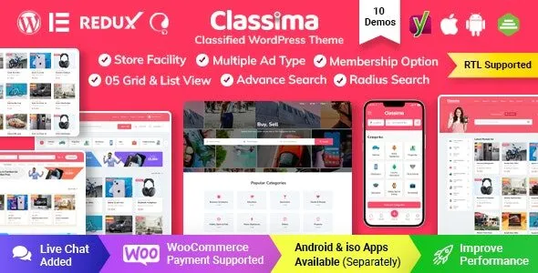Classima 2.14.0 – Classified Ads WordPress Theme - Nullib